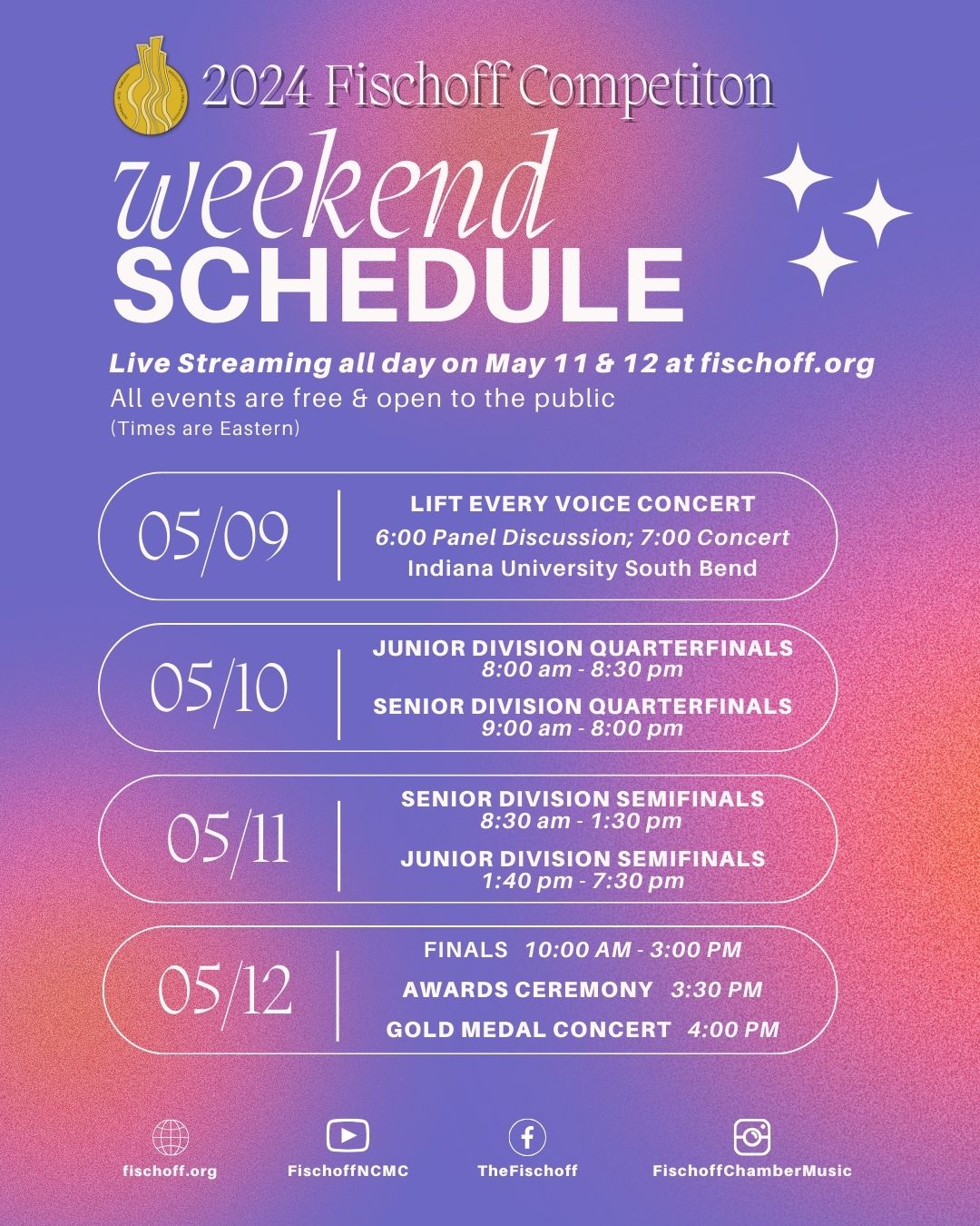51st Annual Fischoff Competition - Fischoff National Chamber Music ...